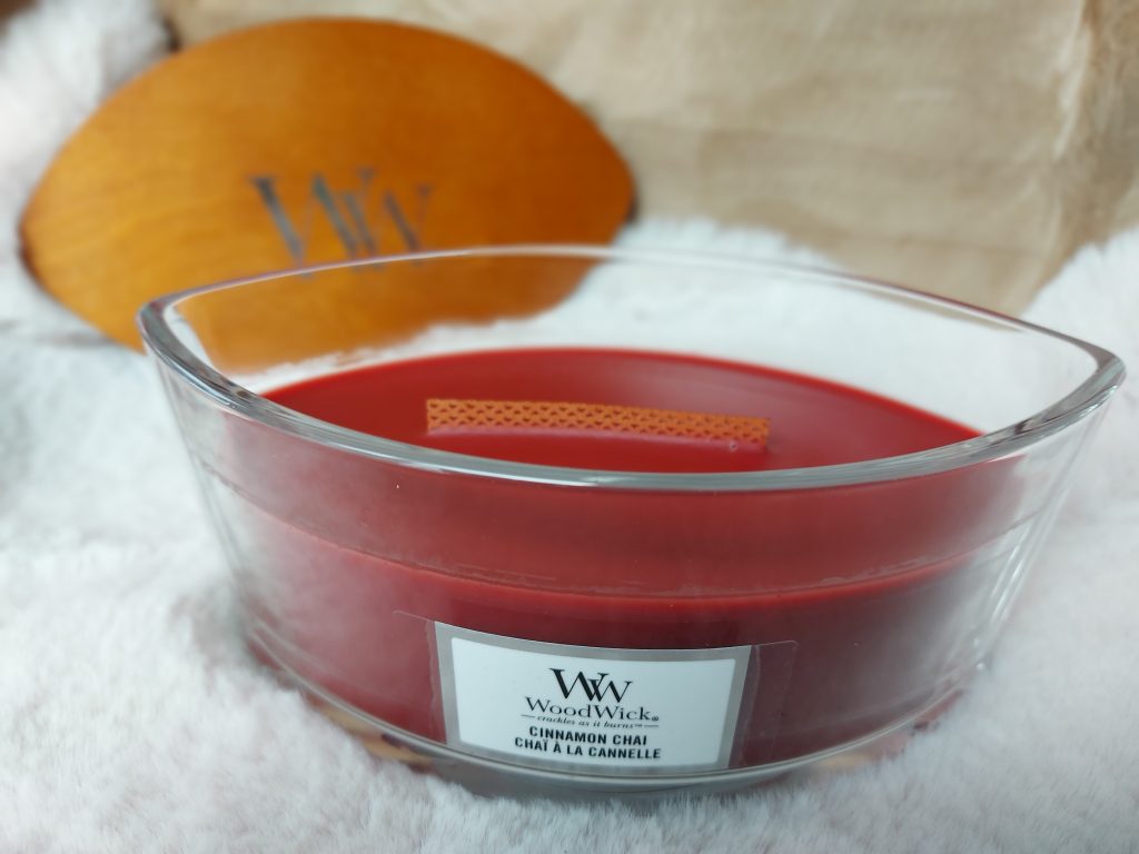 WoodWick Candle Cinnamon Chai – Ellipse – Bij73